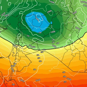 The first low pressure system to affect Iraq brings back cold and rainy ...