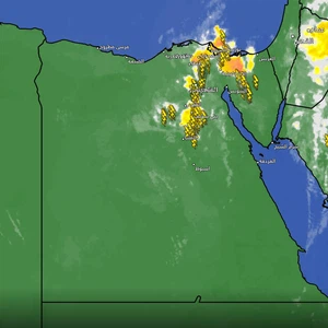 Egypt Update At 630 Pm A Belt Of Thunder Clouds Extending From