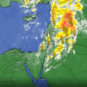 الأردن استمرار تأثر المملكة بالمنخفض الجوي خلال الساعات القادمة
