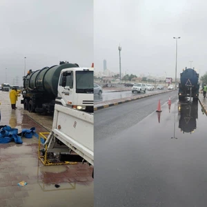 Works: The rain catchments were concentrated in the center of Kuwait ...