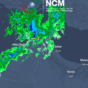 Uae Updated At 220 Pm Showers Of Varying Intensity Of Rain In