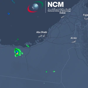 Uae Updated At 250 Pm The Rain Radar Monitors The Beginning Of The
