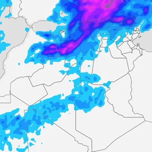 Tunisia and Algeria | Cumulus clouds and rainfall will continue on ...
