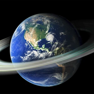 What if Earth had rings like Saturn's rings? | ArabiaWeather ...