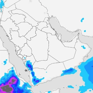 Saudi Arabia The Areas Covered By The Rain Forecast For Tuesday 216
