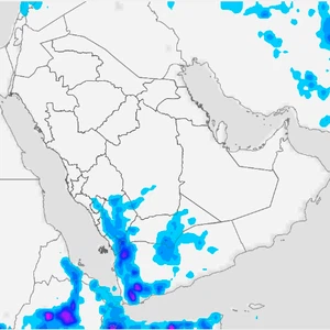 السعودية تراجع إضافي على رقعة السحب الماطرة يوم الأحد لتتركز في 4