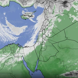 الأردنتحـــديث بداية عبور الجبهة الباردة شمال المملكة مُرفقة بانقلاب