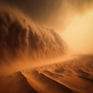 Important Saudi Arabia An Alert Of Downwinds Dust Waves And
