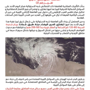 طقس العرب الأردن عاجل طقس العرب يصدر التقرير رقم 2 حول تطورات