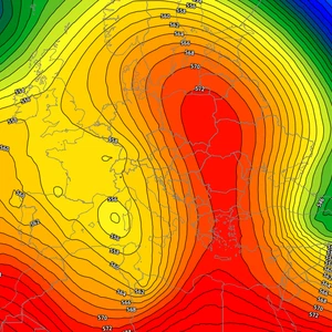 A strong high pressure system continues to affect large parts of Europe ...