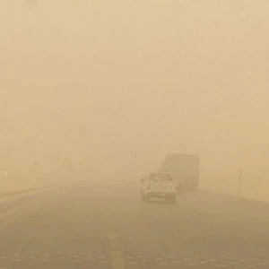 Jordan A Heavy Dust Storm Is Affecting Aqaba Now And A Significant