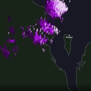 Kingdom Of Bahrain 1230 Pm Thunderstorms Approaching The Kingdom