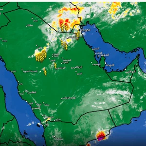 Saudi Arabia Thunderstorms And Rain Between Hail And Al Qassim And