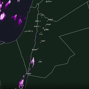 طقس العرب الأردن سيول قوية نتيجة الأمطار الغزيرة في منطقة حمامات