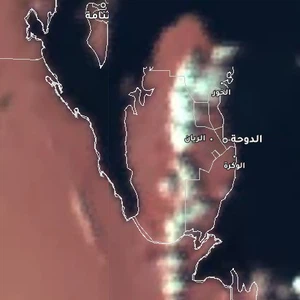 Qatar Updated At 400 Pm Cumulonimbus Clouds And Showers Of Rain In