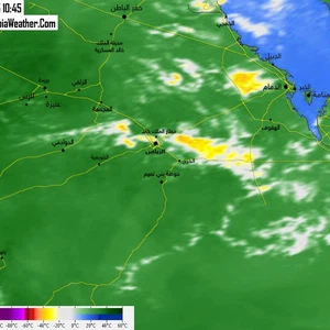 مجدداً سحب رعدية قرب العاصمة الرياض وتنبيهات من التقلبات الجوية