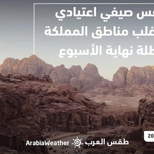 Jordan Main Weather Forecast Normal Summer Weather In Most Regions