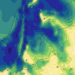 Jordan The Relatively Hot Weather Will Continue Until Tuesday And