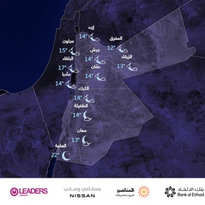 Weather Condition And Expected Temperatures In Jordan On Monday 8 11