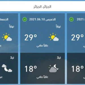 Algérie Une Hausse Significative Des Températures Et Une Diminution