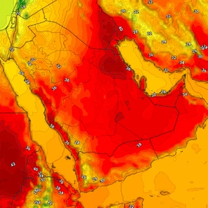 الرياض طقس حار ودرجات حرارة أربعينية متوقعة خلال الأيام القادمة طقس