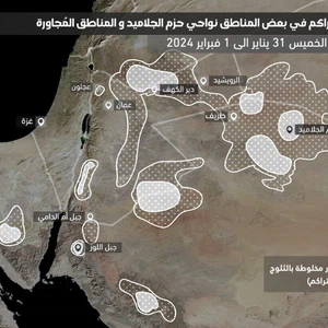السعودية رياح قطبية وزخات من الثلج متوقعة في 3 مناطق تفاصيل طقس